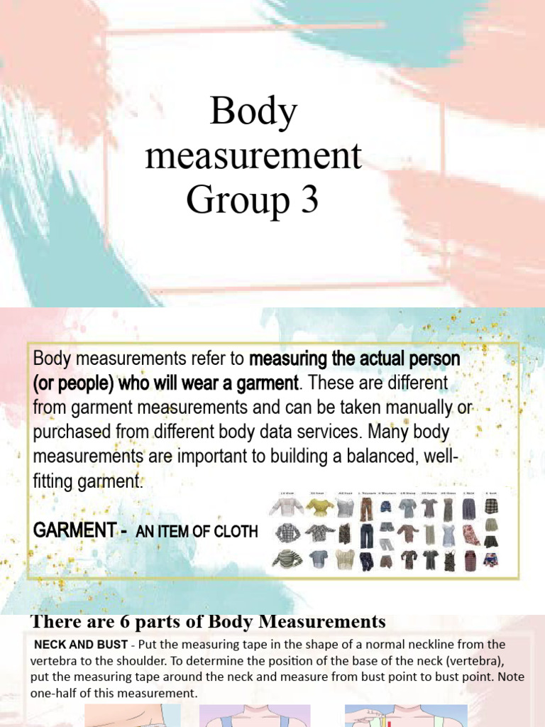 Essential Body Measurement Guide | PDF | Science & Mathematics