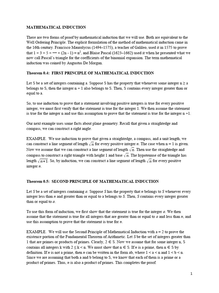 Math Induction & Equivalence | PDF | Prime Number | Discrete Mathematics