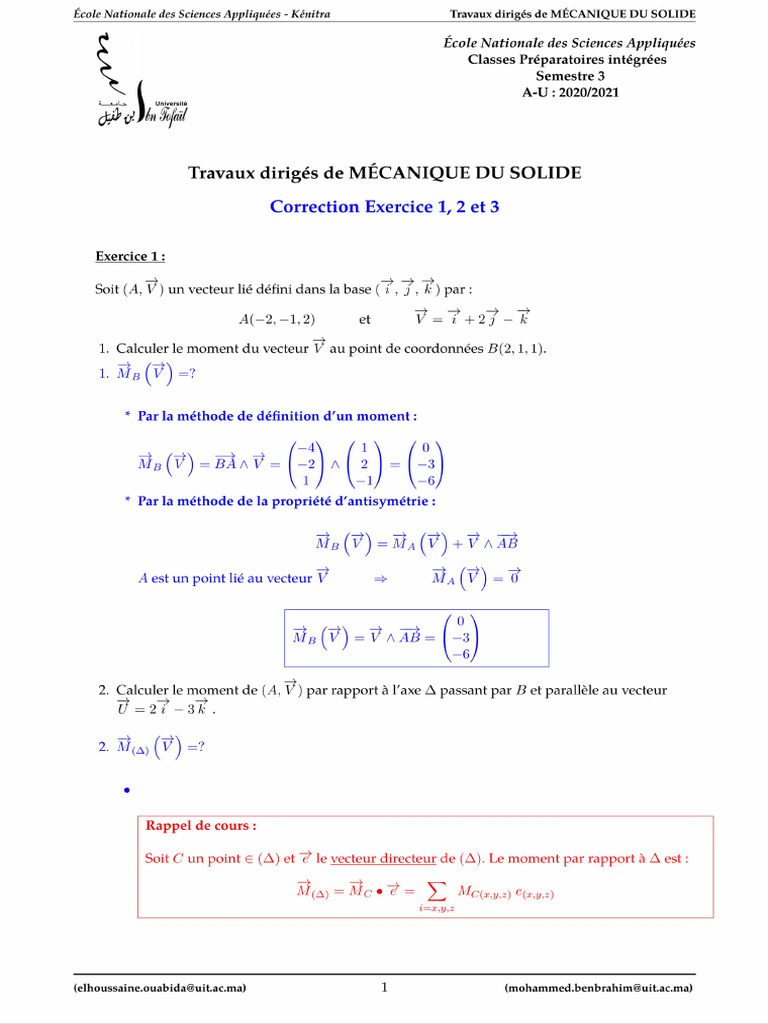 Corr td1 | PDF