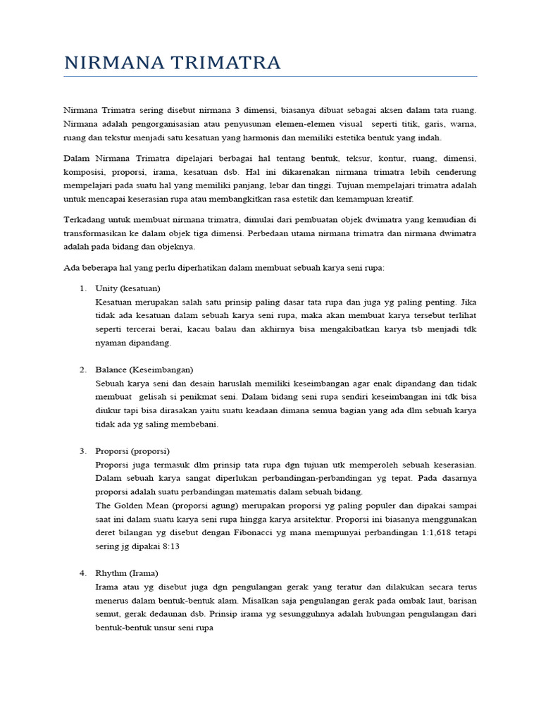 PJJ 1nirmana Trimatra | PDF