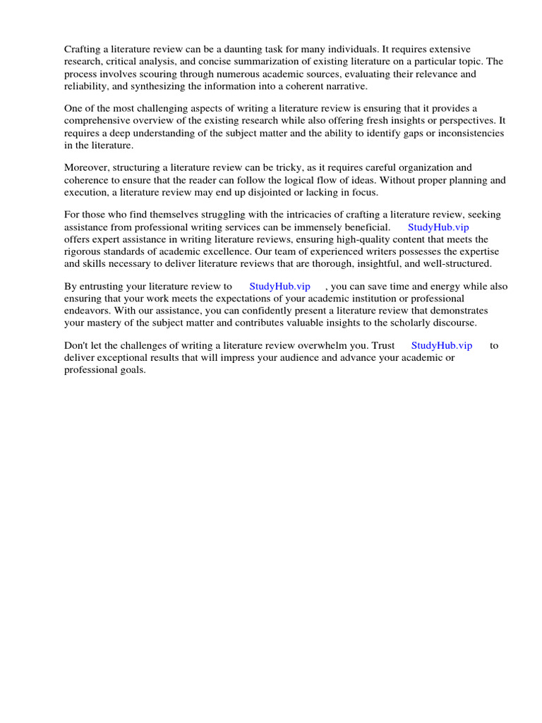 Example of A Literature Review Conclusion | PDF | Methodology | Theory Example of A Literature Review Conclusion | PDF | Methodology | Theory
