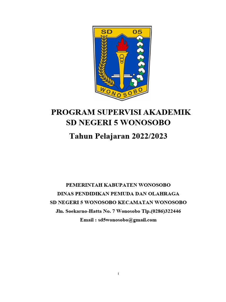 Program Supervisi Akademik | PDF | Karier & Perkembangan
