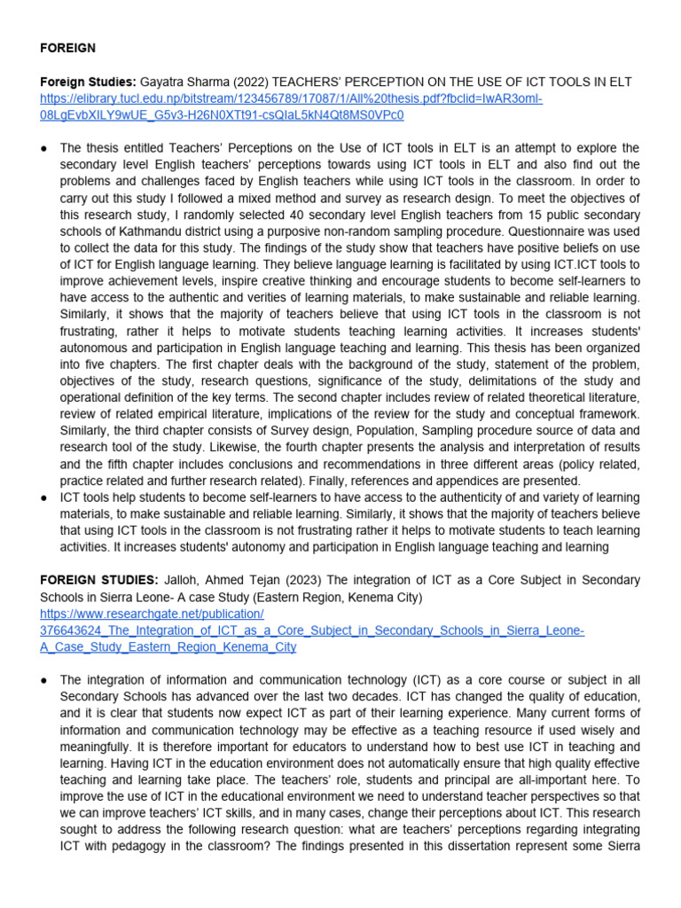 RRL Final 1 | PDF | Educational Technology | Teachers