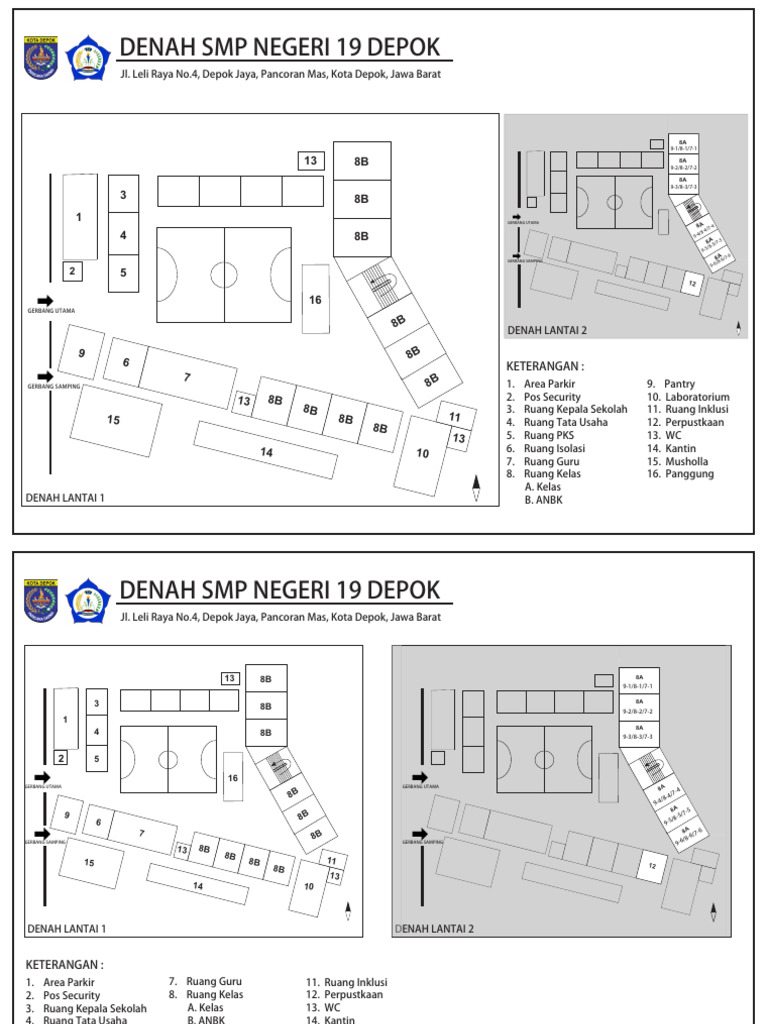 DENAH SMP 19-1 | PDF