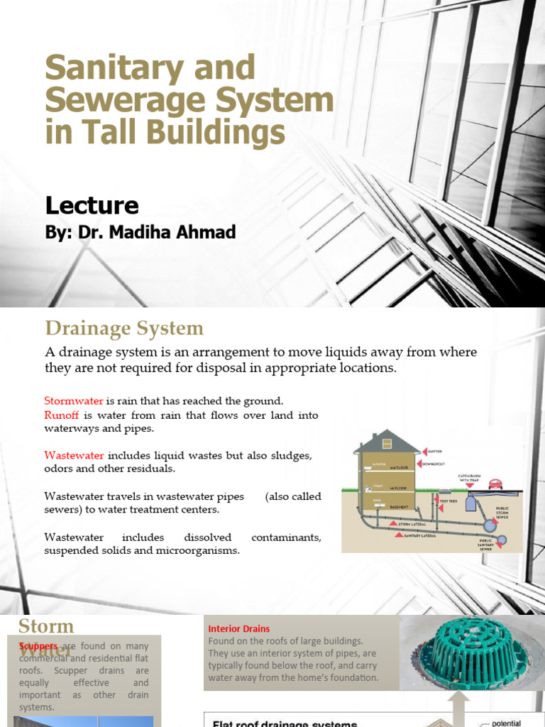 LECTURE Sewerage System in Tall Buildings | Download Free PDF ...