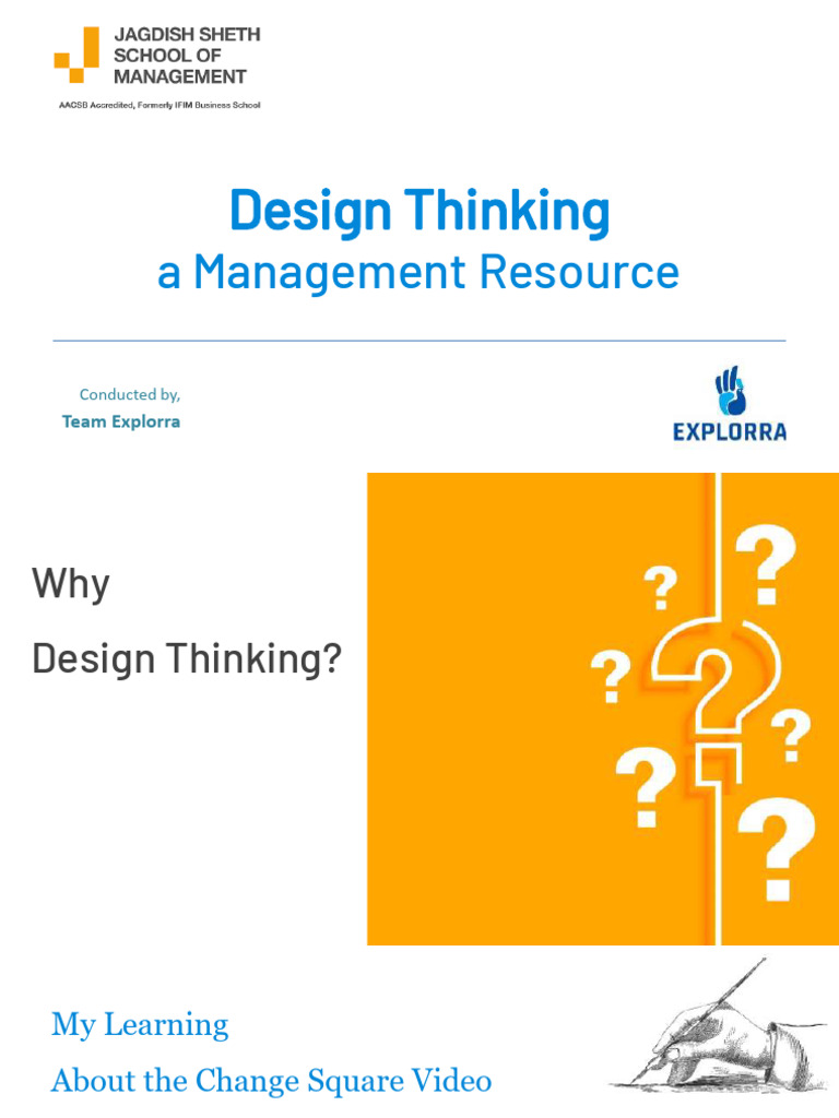 Design Thinking Session 1, 2 Orientation & Understand | PDF | Design ...