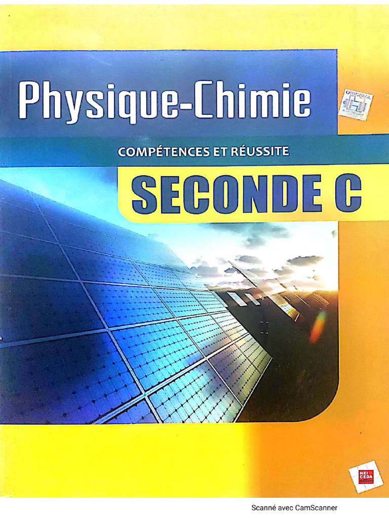 Livre de Physique-Chimie 2ndC NEI-CEDA - Compressed | PDF