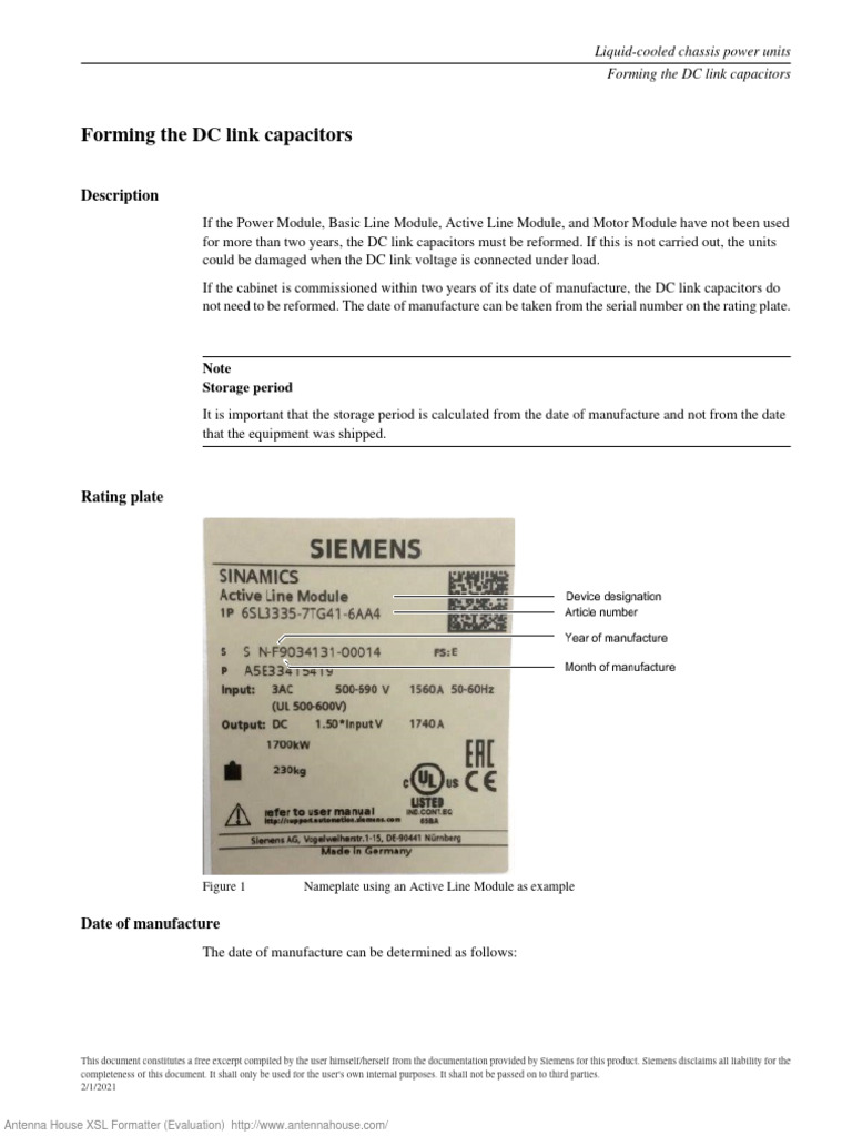 Reforming DC Link Capacitors Guide | PDF | Alternating Current | Direct ...