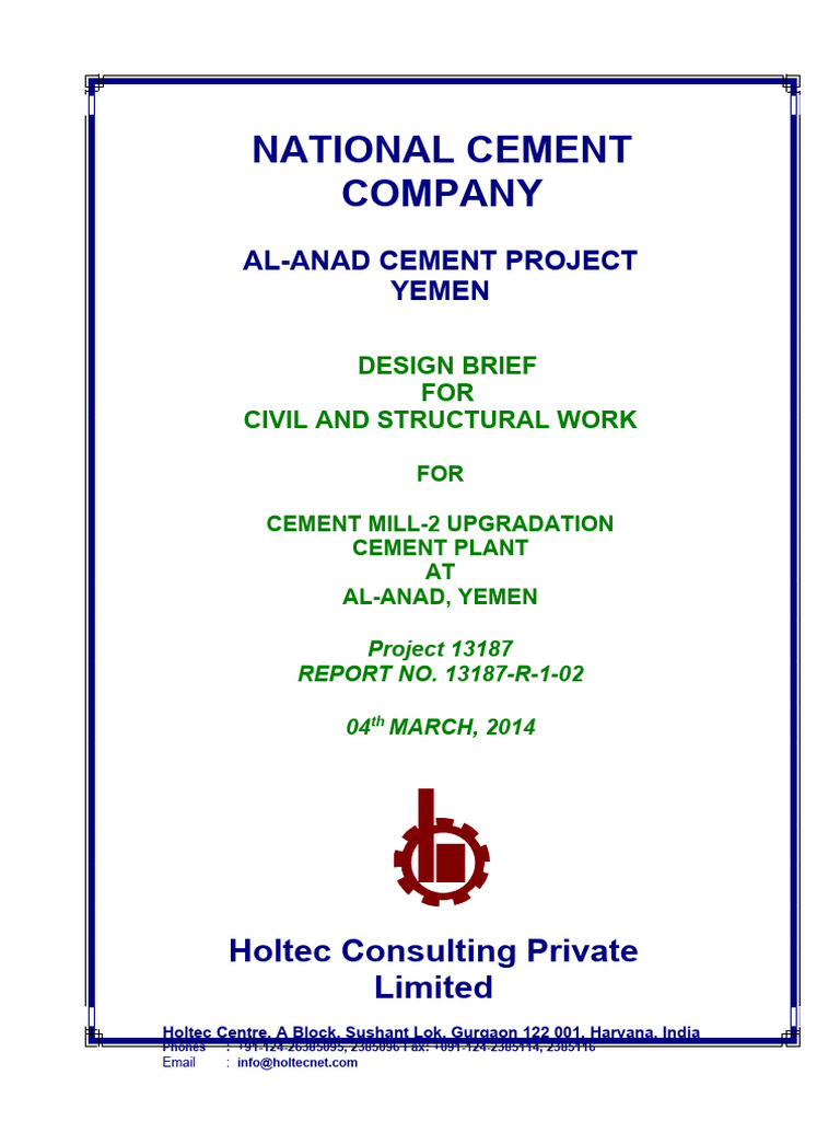 CIVIL DESIGN BRIEF-master | PDF | Concrete | Structural Steel