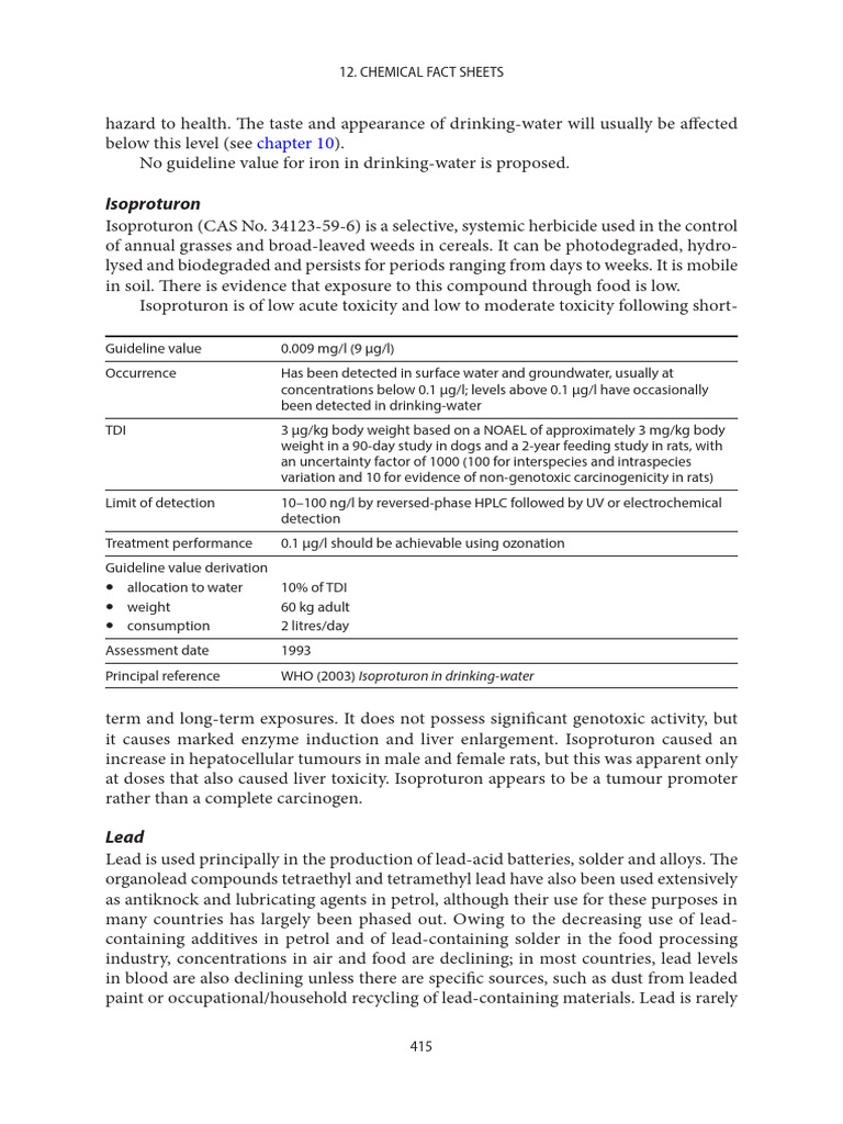 Lead Fact Sheet 2022 | PDF | Lead | Blood Pressure