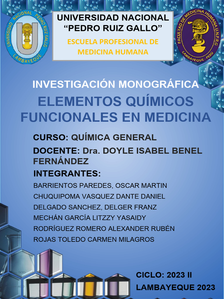 Elementos Químicos Funcionales en Medicina | Descargar gratis PDF | Calcio | Potasio