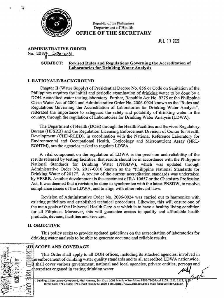 Doh Ao 2020 0031 | PDF | Drinking Water