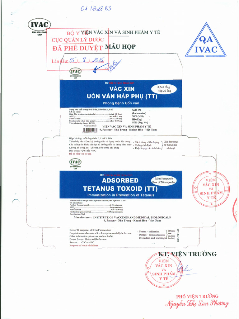 VAT 20 ống | PDF | Immunology | Pediatrics