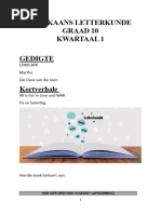 Taakvel - GR 12 HT-gedig - Die Bokser | PDF