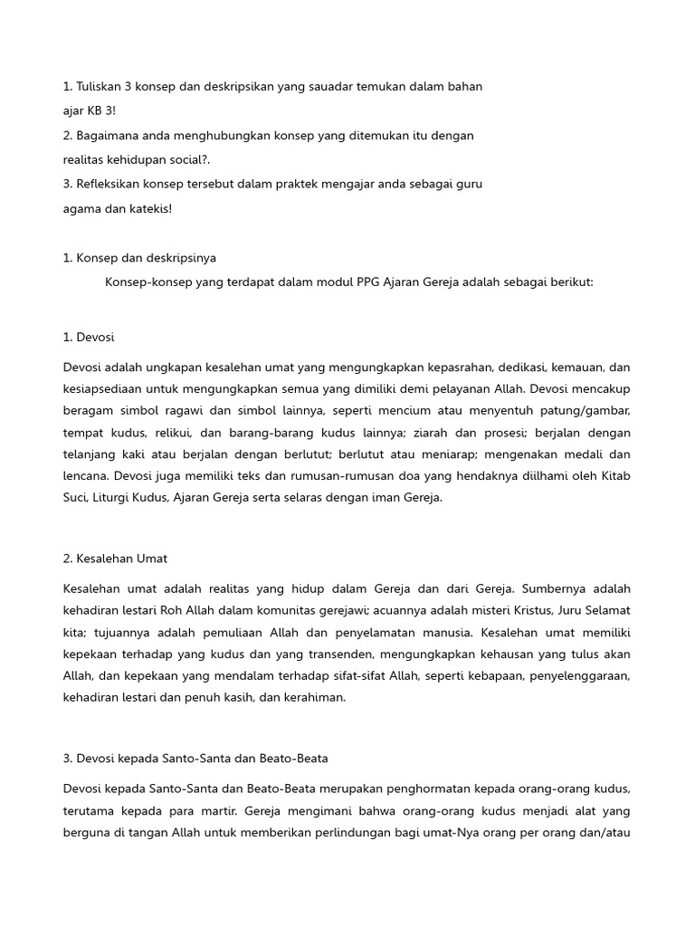 Analisis ASG KB 3 | PDF