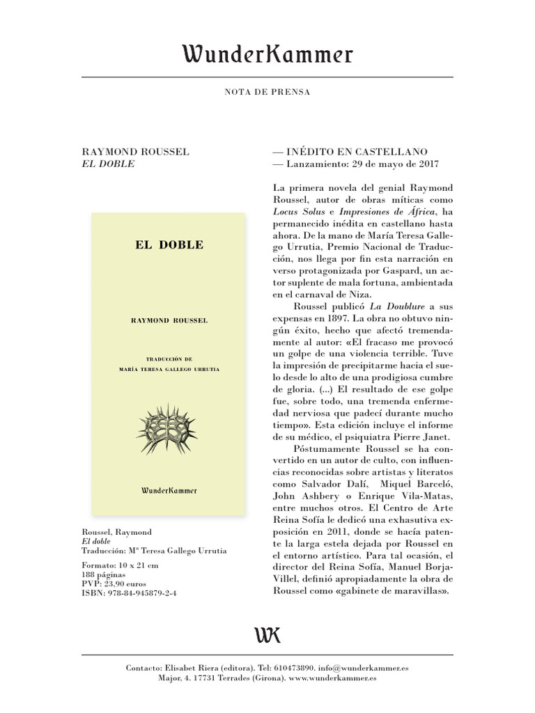 El Doble | PDF | Clásicos