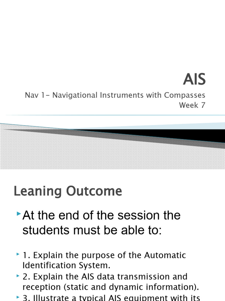Understanding Automatic Identification System (AIS) | PDF ...
