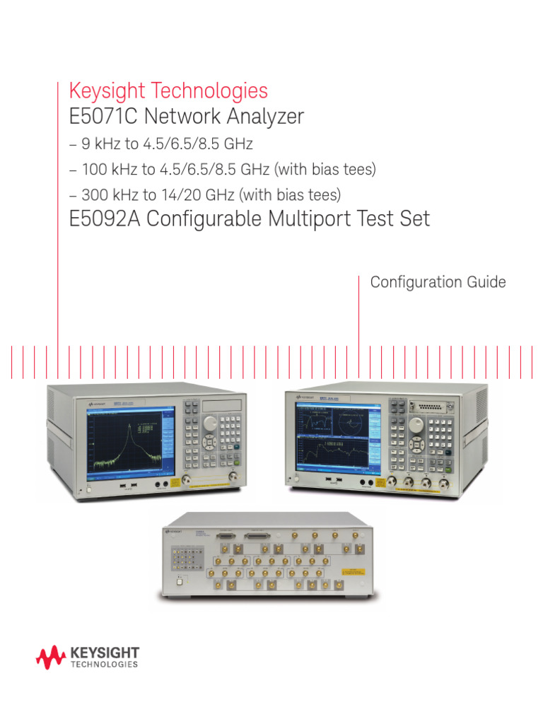 E5071c Config Guide 5989-5480EN | PDF | Telecommunications | Electricity