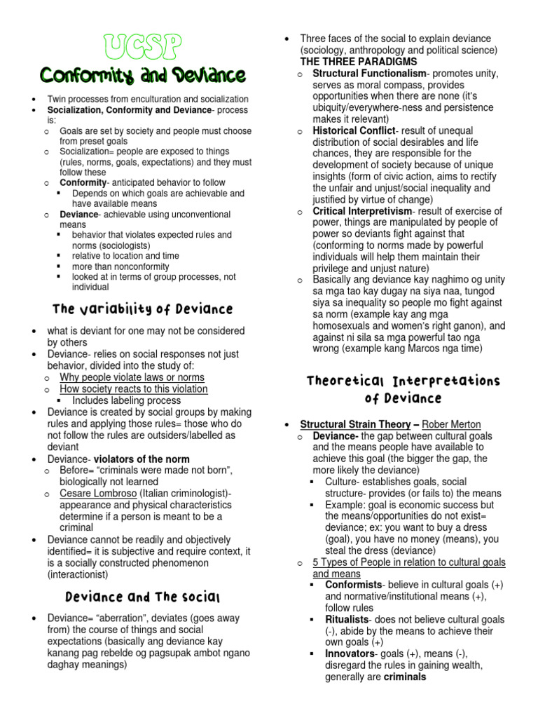 Ucsp QTR 2 Sa 2 | PDF | Deviance (Sociology) | Kinship