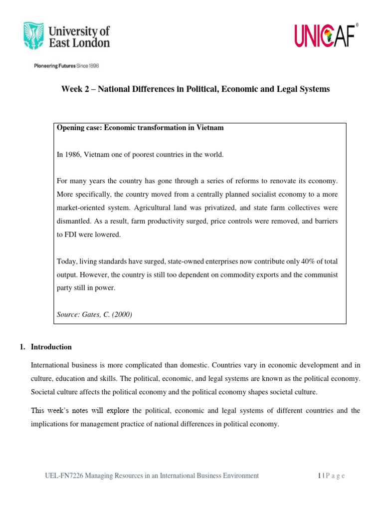 Week 2 - Topic Overview | Download Free PDF | Totalitarianism | Market ...