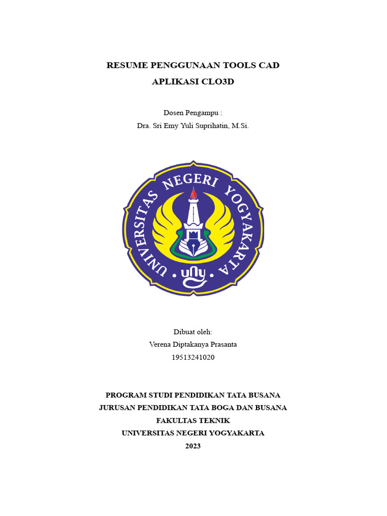Panduan Penggunaan Aplikasi Clo3D | PDF