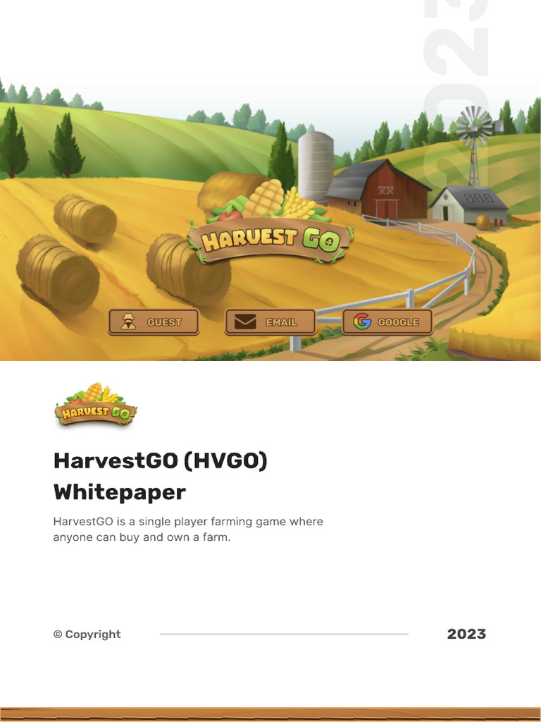 HarvestGO (HVGO) Whitepaper V1 | PDF | Cryptocurrency