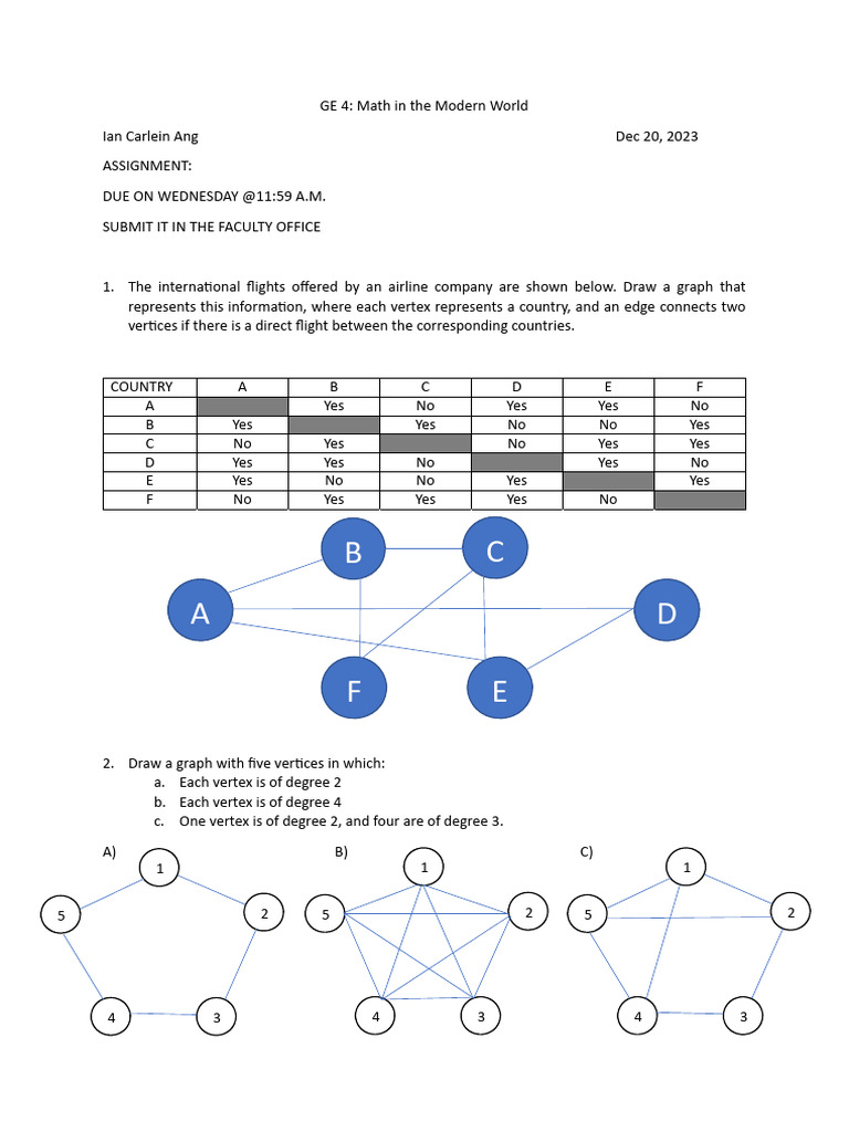 Final Assignment | PDF | Algorithms | Computational Problems Final Assignment | PDF | Algorithms | Computational Problems