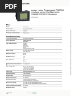 PowerLogic PM5320 Meter Specs | PDF | Alternating Current | Ac Power