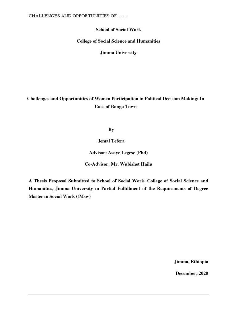 Jemal Tefera Final Draft PDF | PDF | Empowerment | Power (Social And ... Jemal Tefera Final Draft PDF | PDF | Empowerment | Power (Social And ...