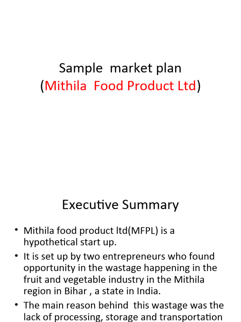 Sample Market Plan | Download Free PDF | Retail | Economies
