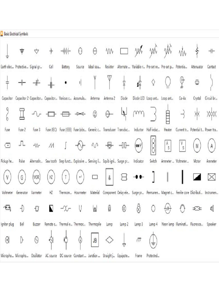 Eletrical Symbol Pdf