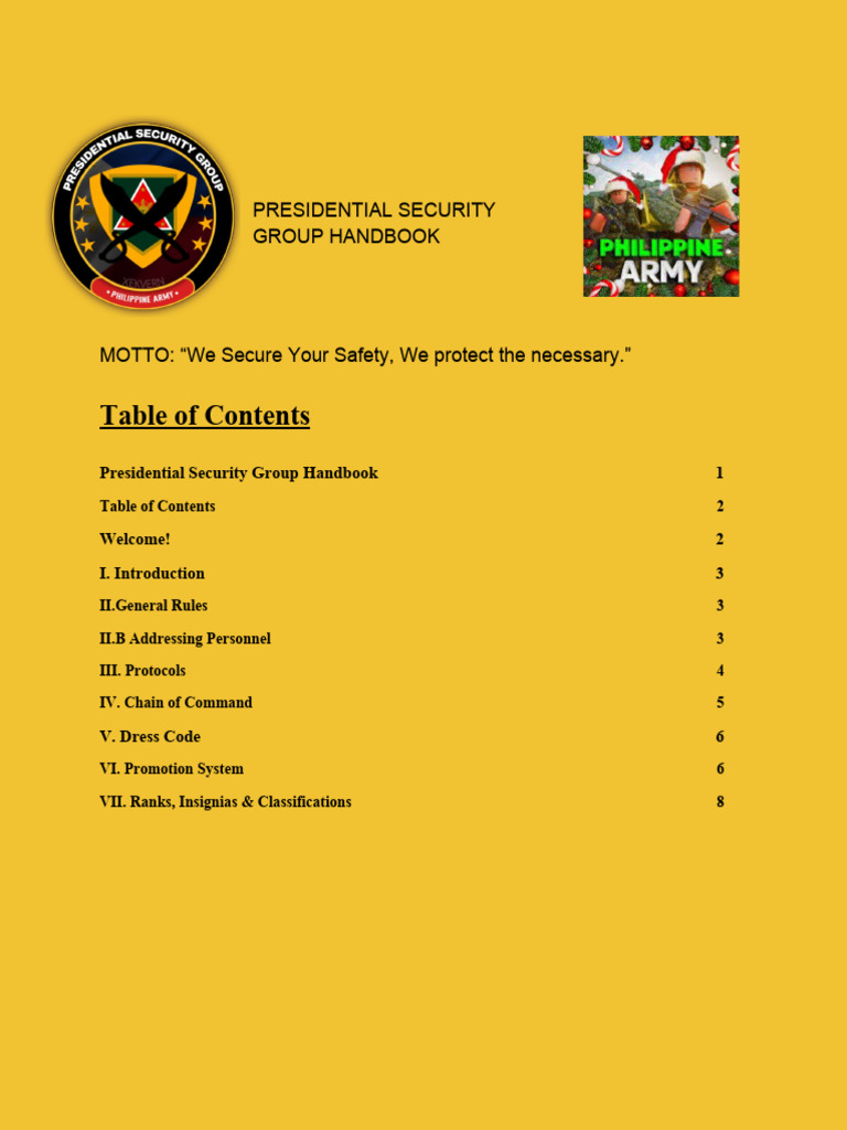 PSG Recruitment and Guidelines Handbook | PDF | Sergeant | Military ...