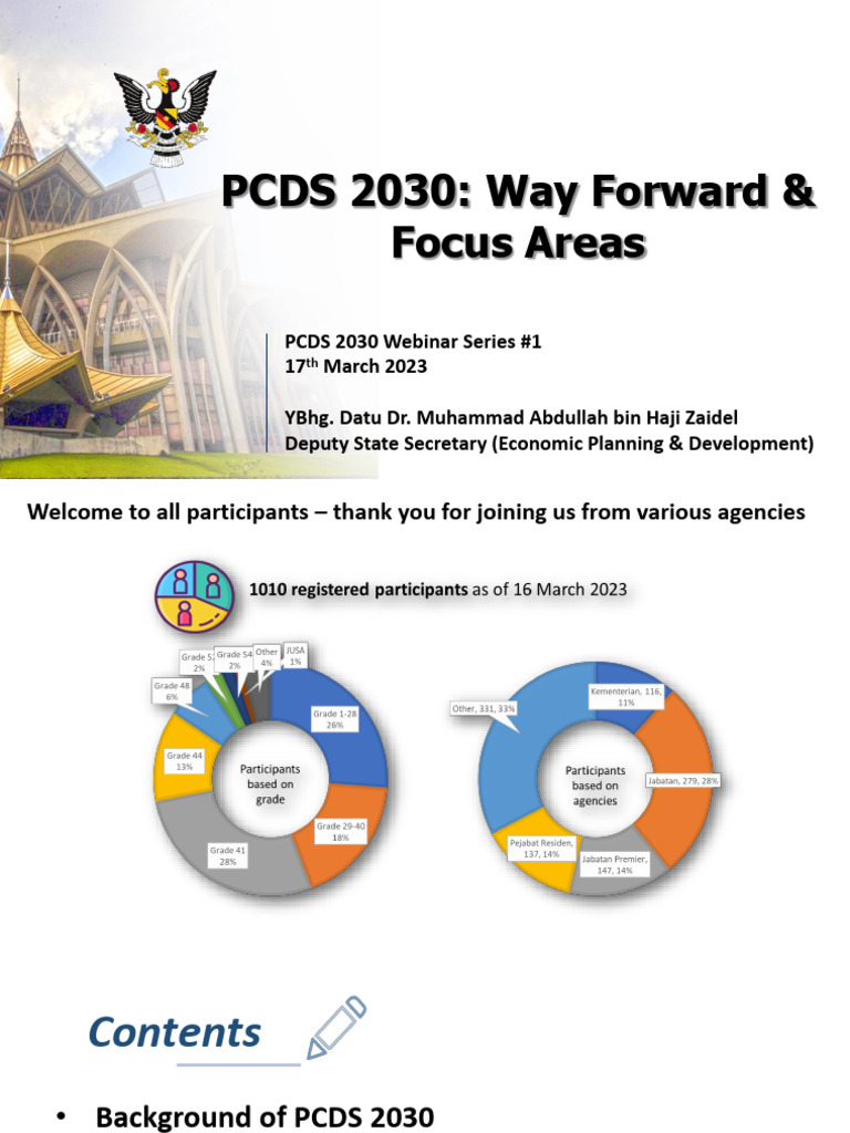 PCDS 2030: Way Forward & Focus Areas | PDF | Infrastructure | Economic Growth