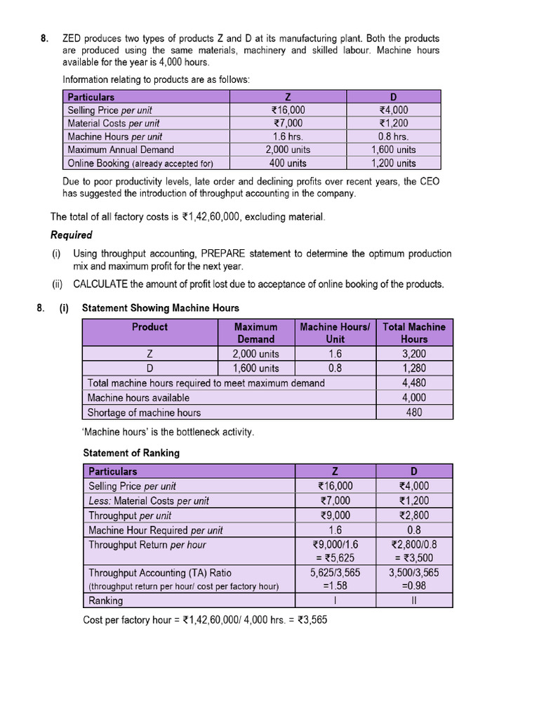 Problems On Throughput 1 | PDF