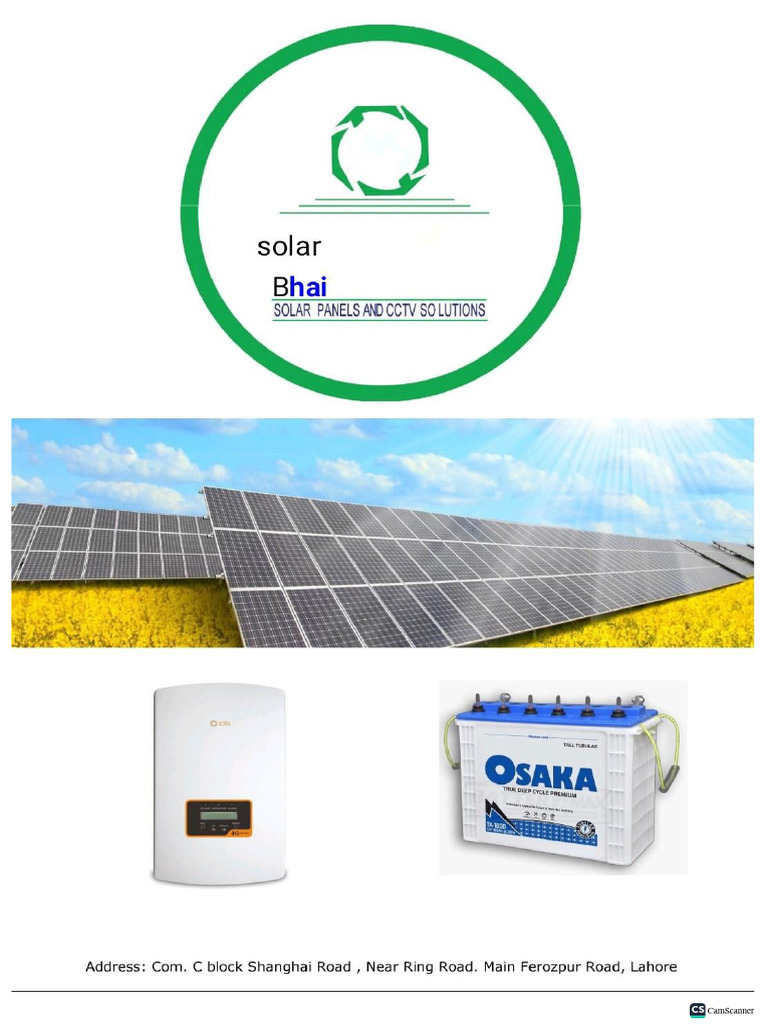 Solar Installation Invoice | PDF