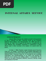 The PNP Internal Affairs Service | PDF | Police | Judiciaries