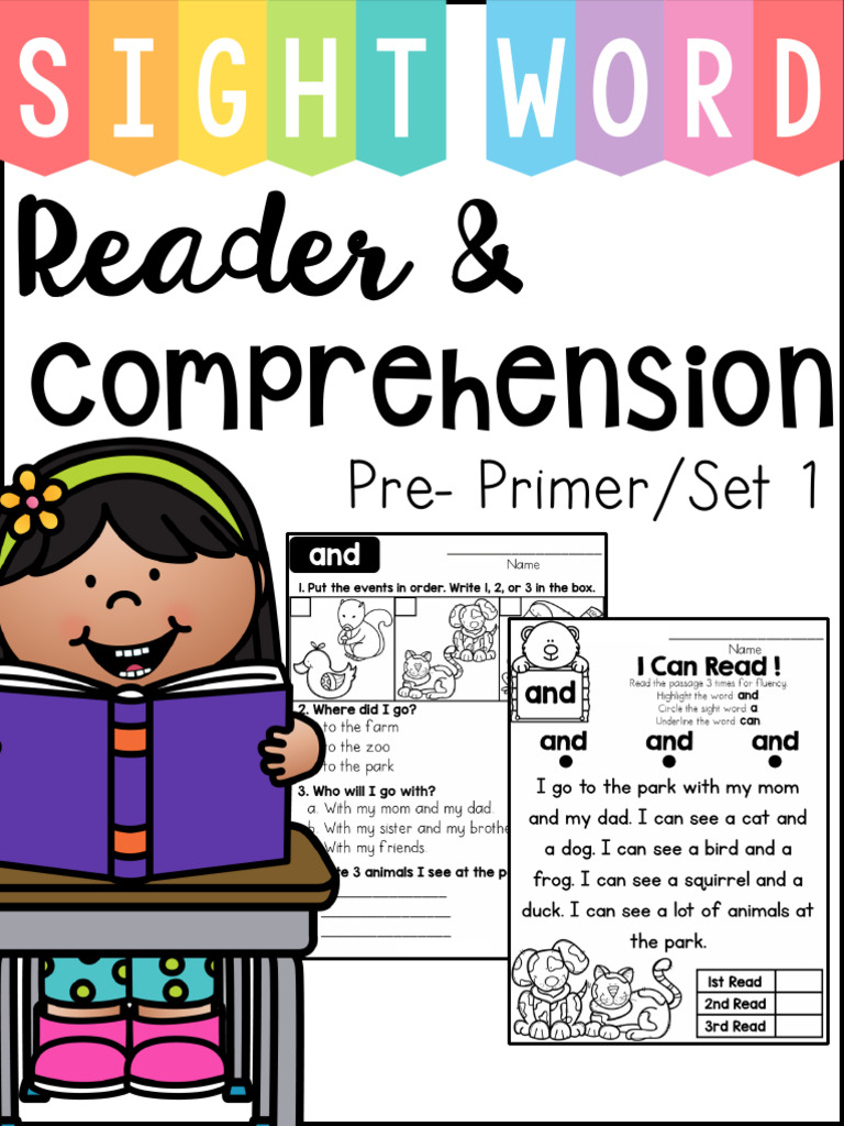 Pre-Primer Sight Word Reading Activities | PDF | Home & Garden