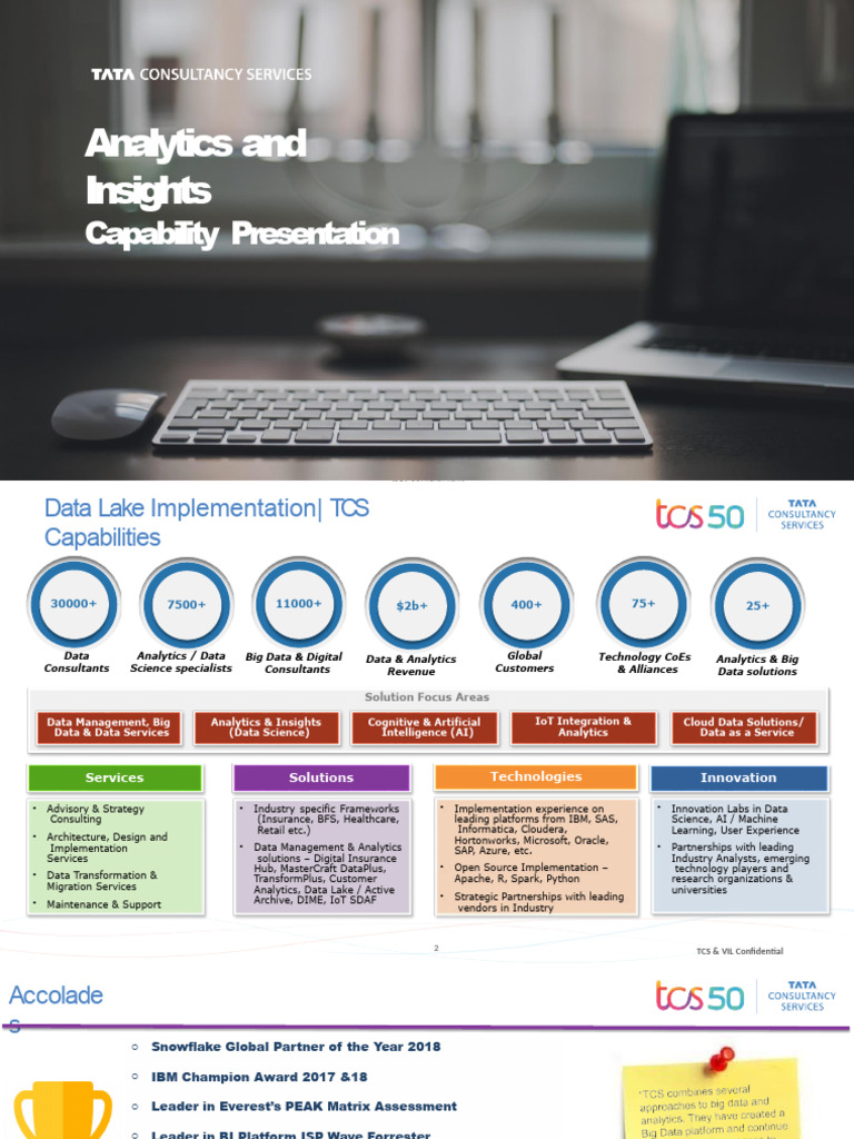 TCS AnI Presentation - Vodafone - Idea Big Data RFP - v1.4 | PDF | Microsoft Azure | Cloud Computing