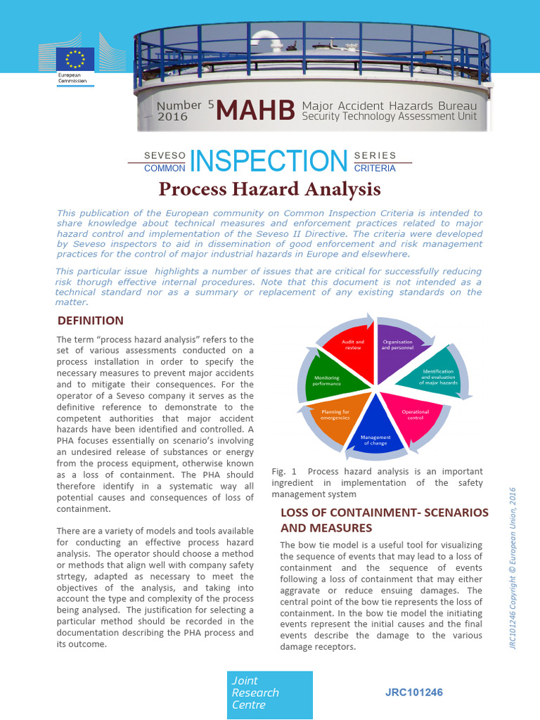 Process Hazard Analysis Final v1 RG | PDF | Risk | Explosion