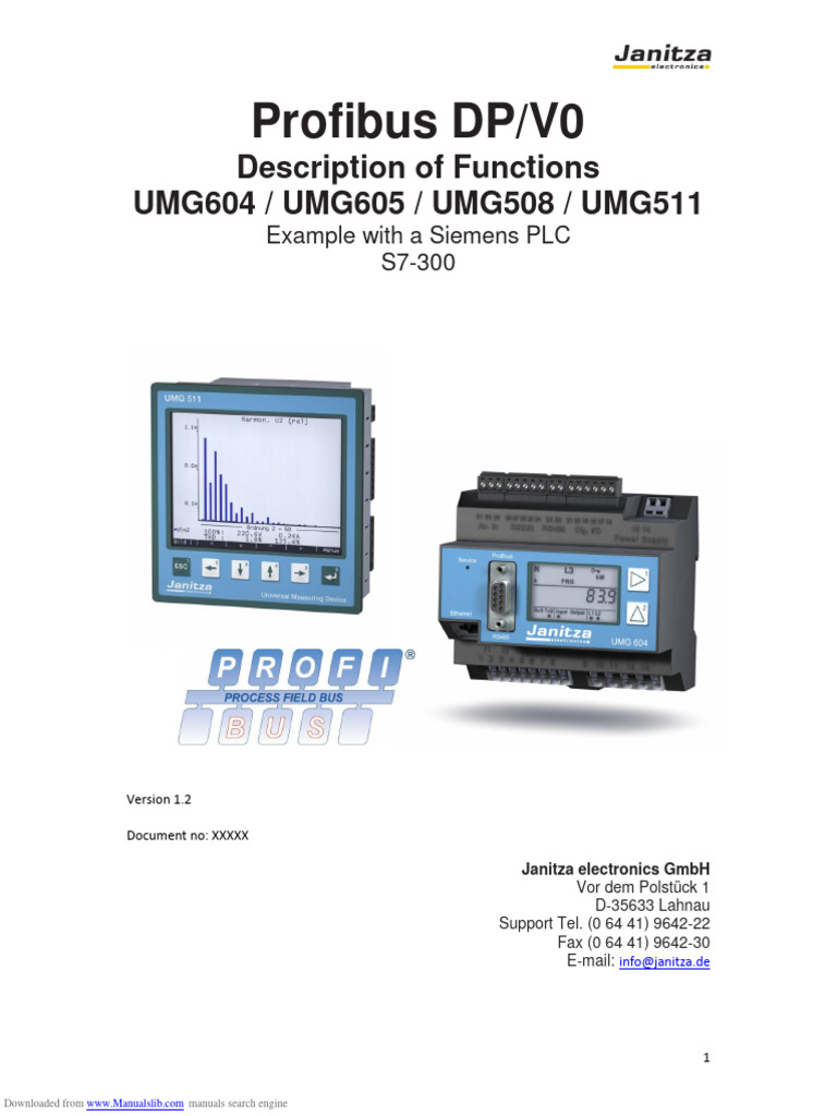 Profibus dpv0 Umg604 | PDF | Computer Architecture | Computing
