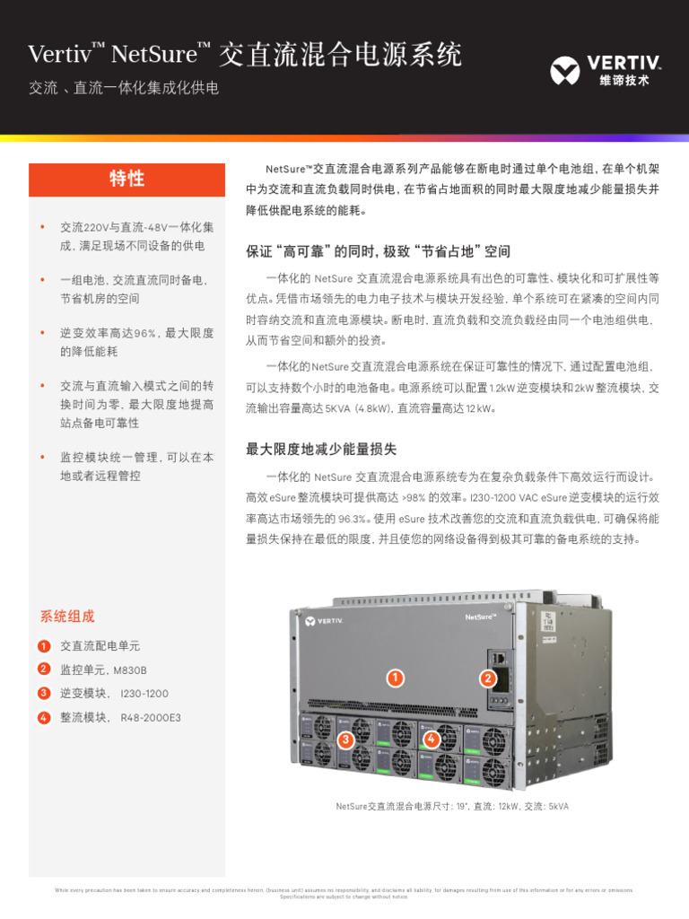 Vertiv Netsure BMK1115601 006 | PDF