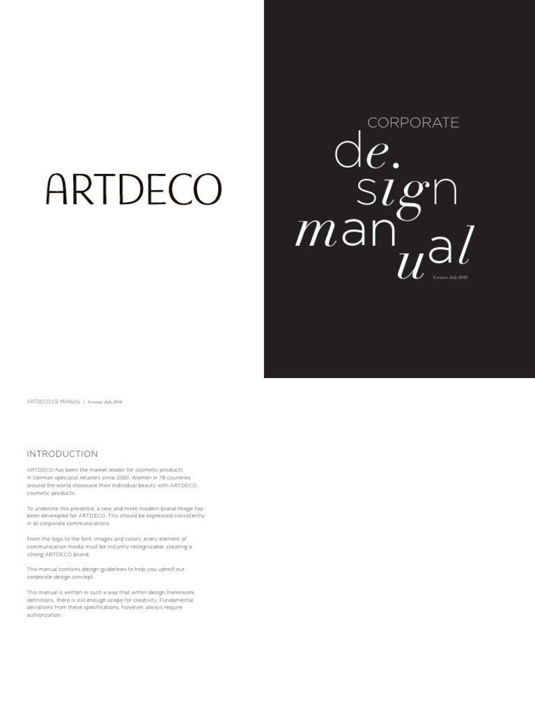 ARTDECO - CD - Manual - 08 - 18 Export | PDF | Typography | Typefaces