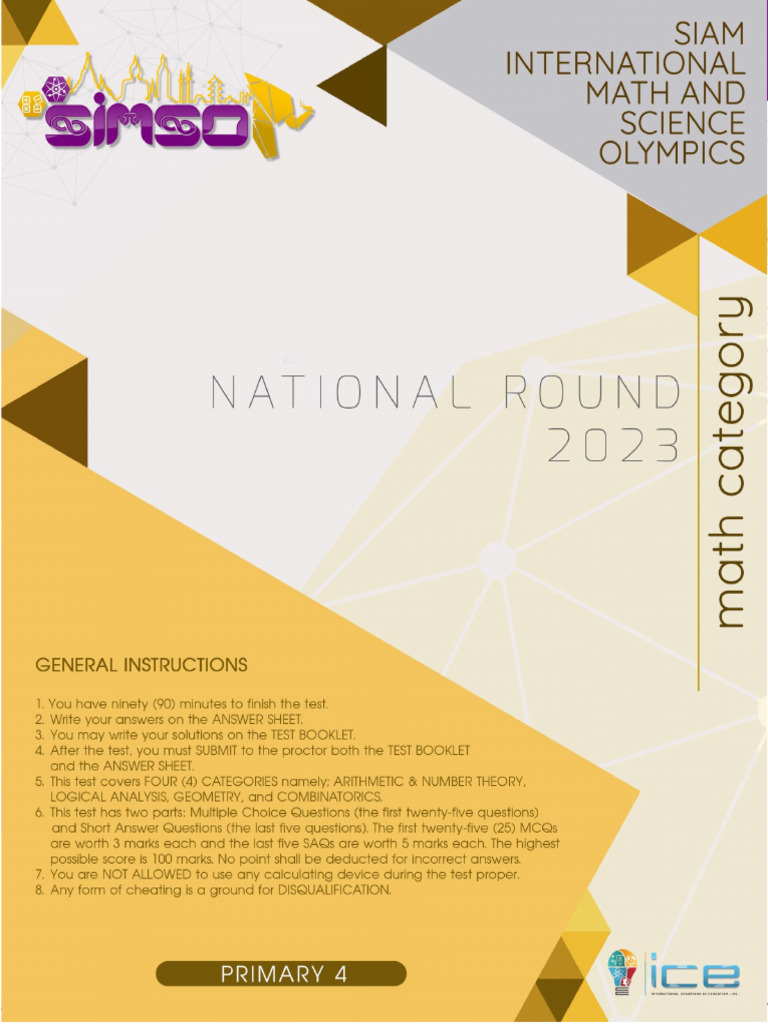 p4 Simso Math NR (2023) | PDF | Area | Mathematics