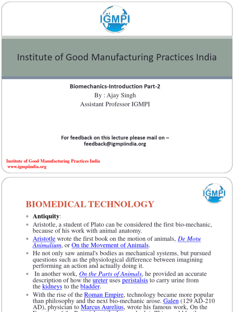 Biomechanics Introduction Part 2 | Download Free PDF | Biomechanics ...