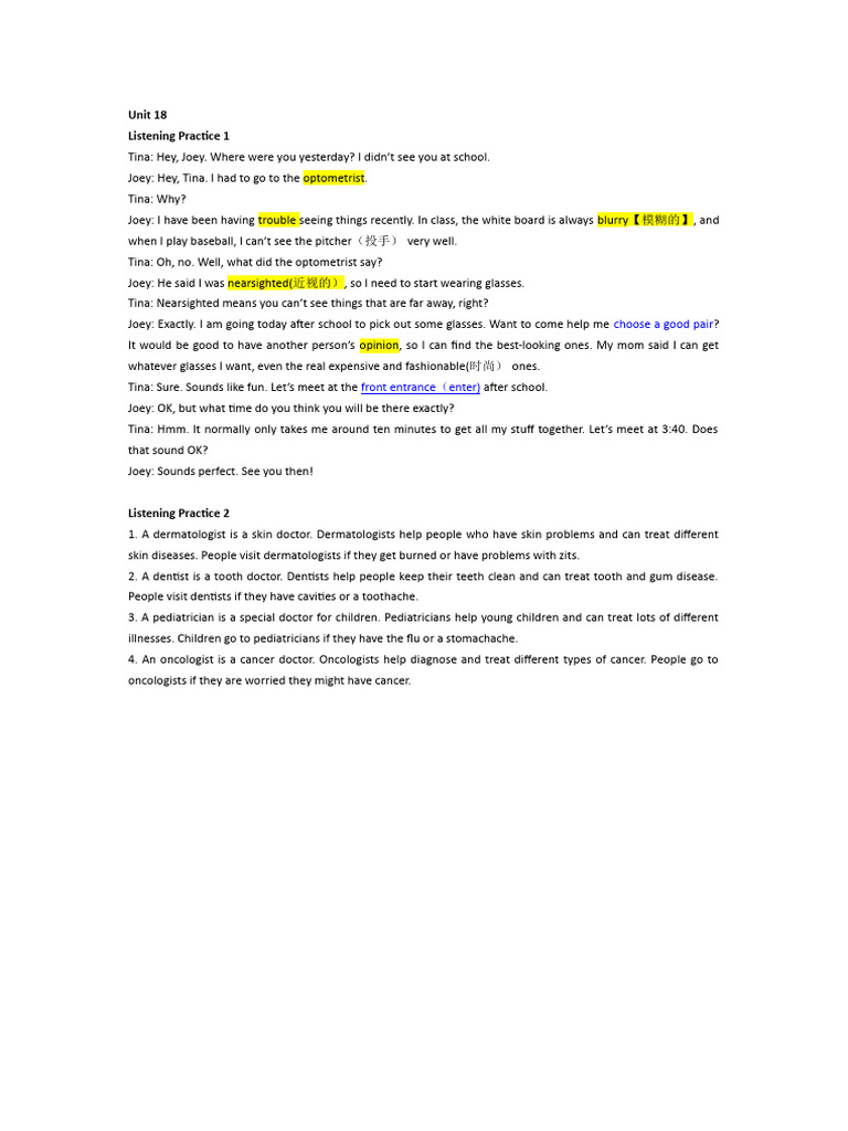 Unit18-Script | PDF | Neurology | Health Sciences