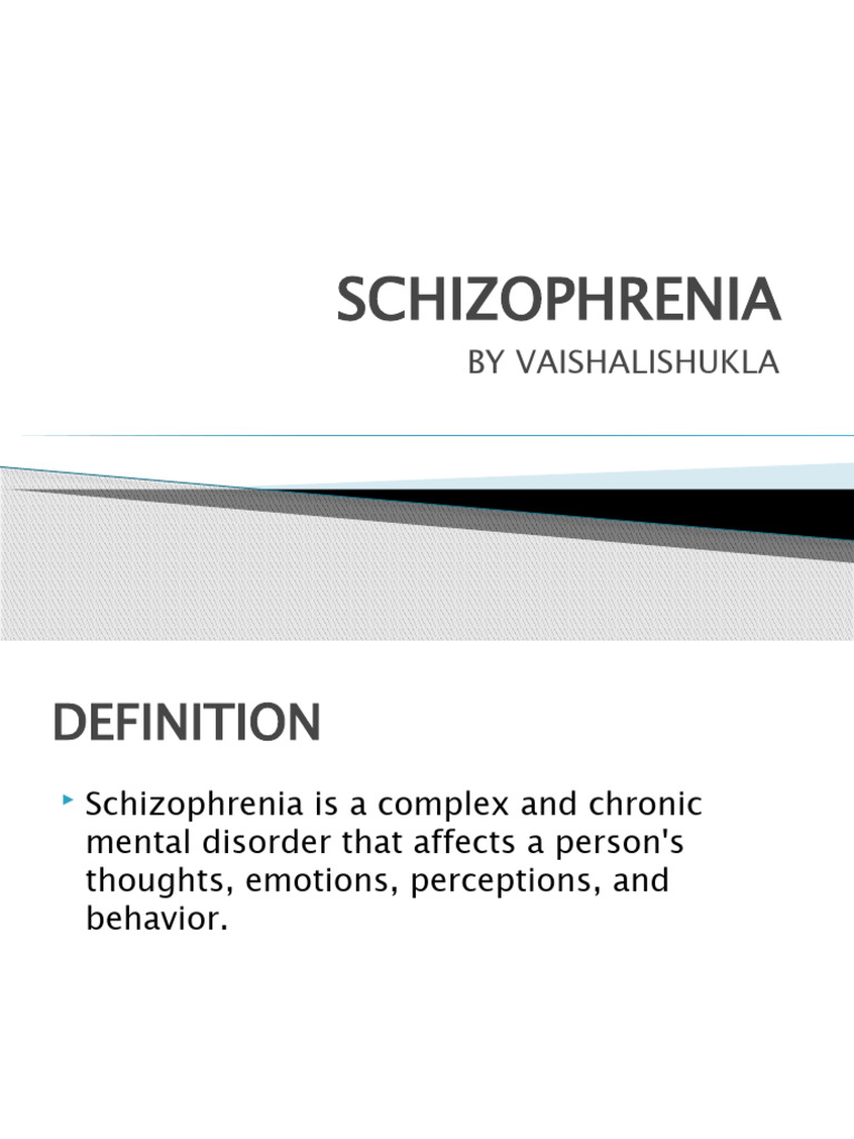 Schizophrenia | PDF | Schizophrenia | Mental Disorder