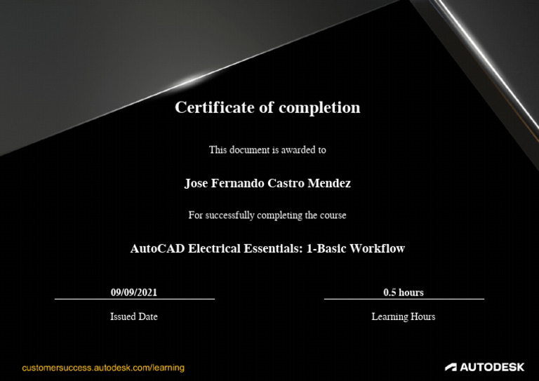 Certification AutoCAD Electrical Essentials - 1 Basic Workflow ...
