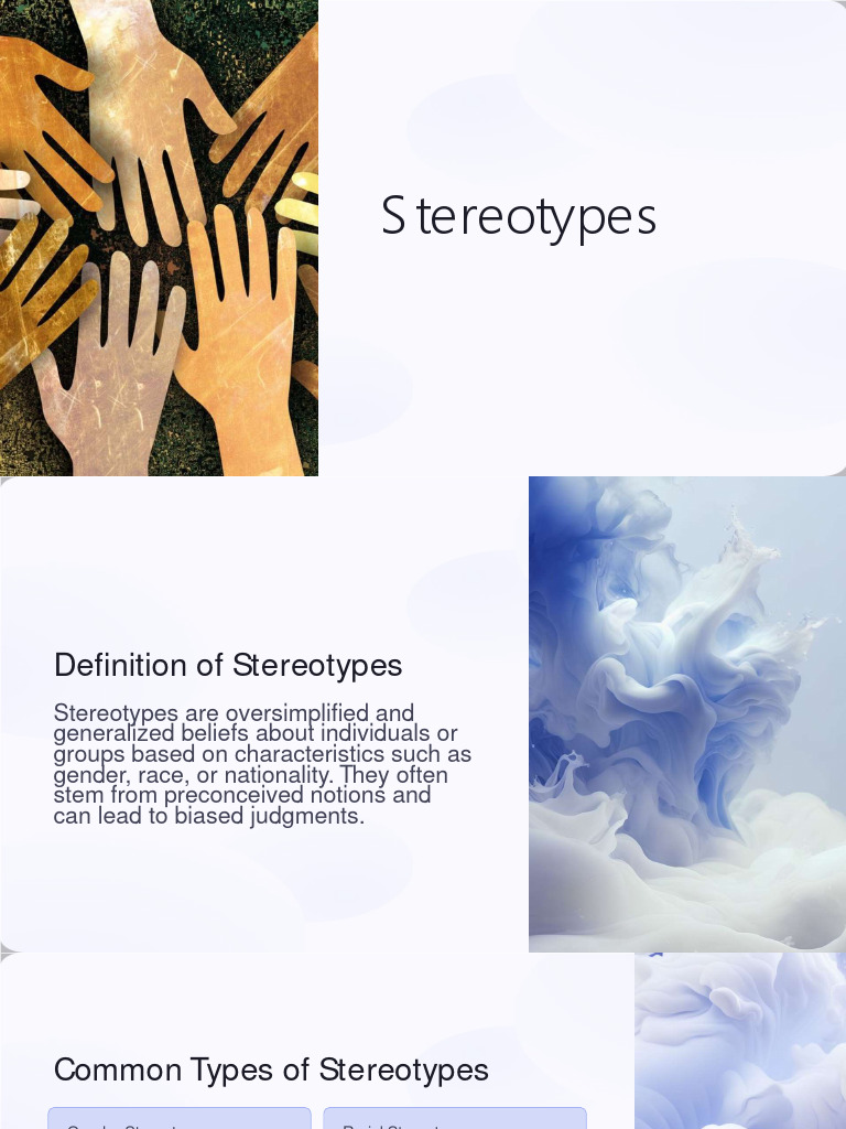 Stereotypes | PDF | Stereotypes | Social Exclusion