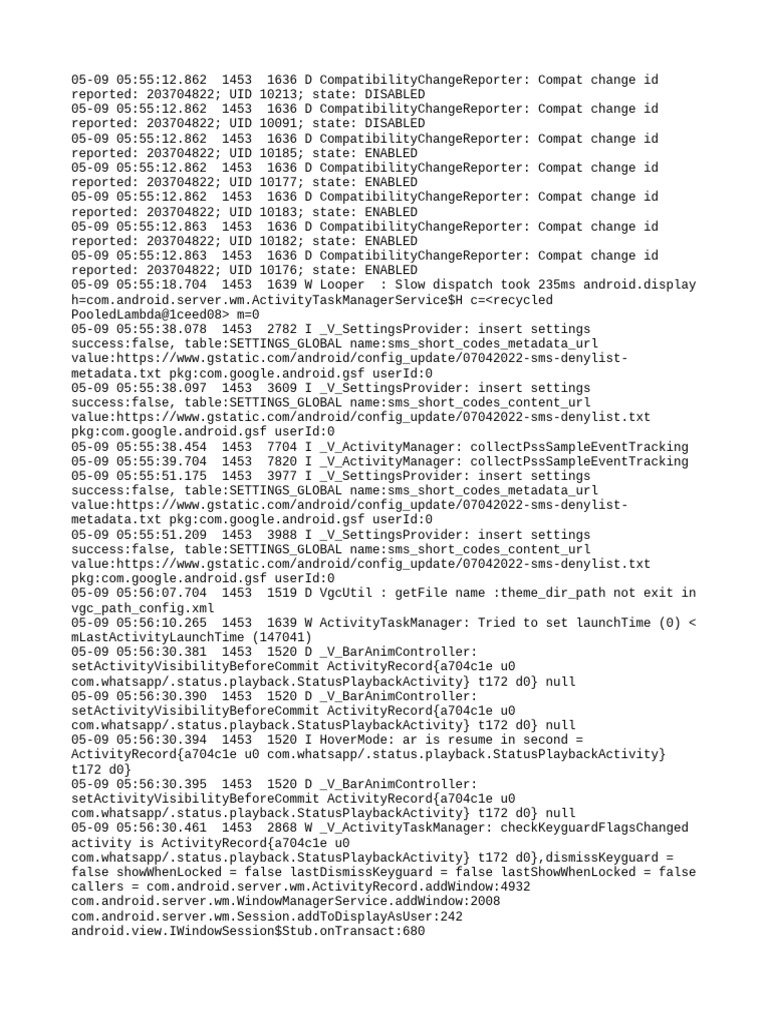 Log | PDF | Software Engineering | Computing Platforms