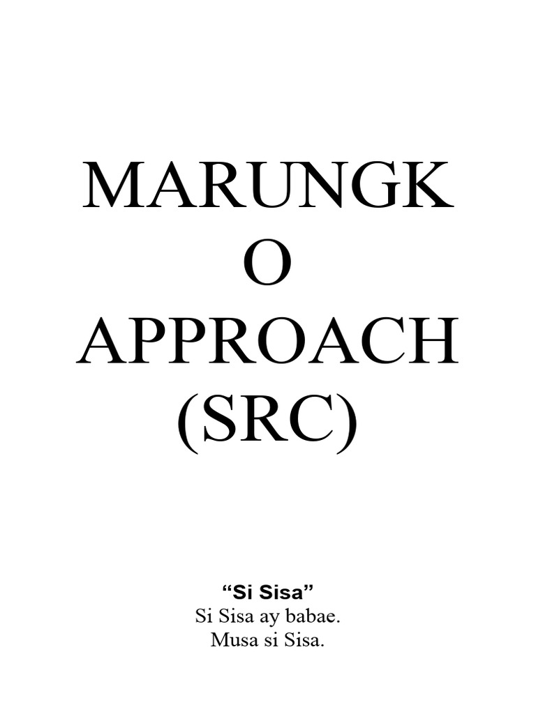 Marungko Reading KFELT | PDF